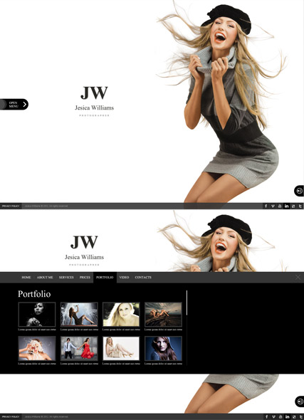 HTML5 Photo & Video Galleries | Simple Templates