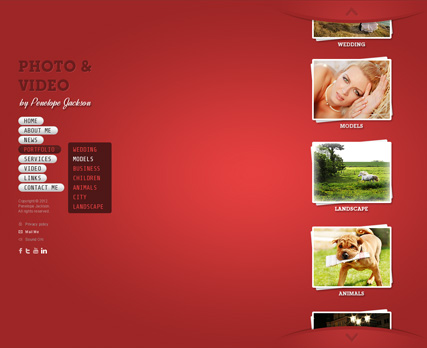 HTML5 Photo & Video Galleries | Simple Templates