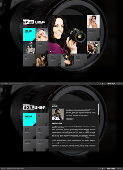 HTML5 Photo & Video Galleries | Simple Templates